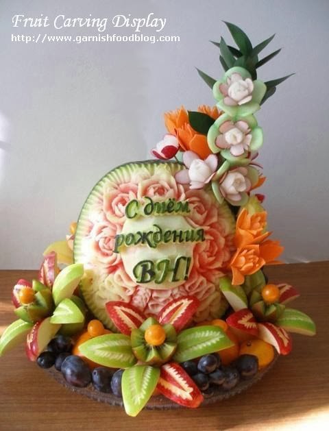 GarnishFoodBlog - Fruit Carving Arrangements and Food Garnishes: Fruit ...