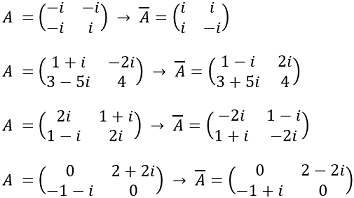 Matemáticas10: Ejemplos de Matriz Conjugada