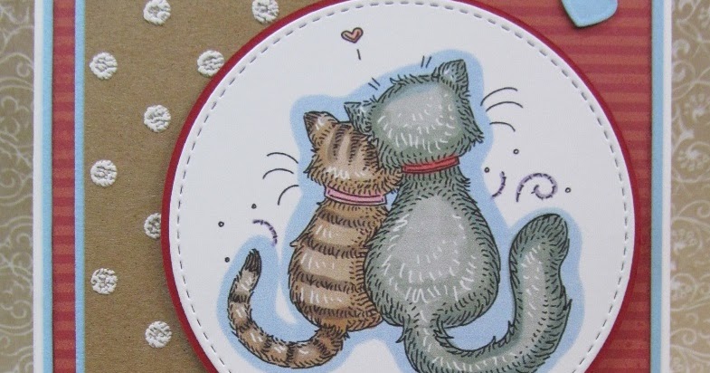 Savvy Handmade Cards: Cat Couple Love Card
