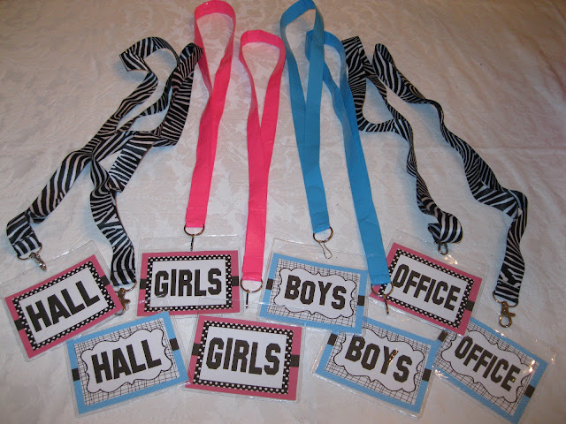 One Teacher's Take... is Another's Treasure!: Easy D.I.Y. Hall Passes