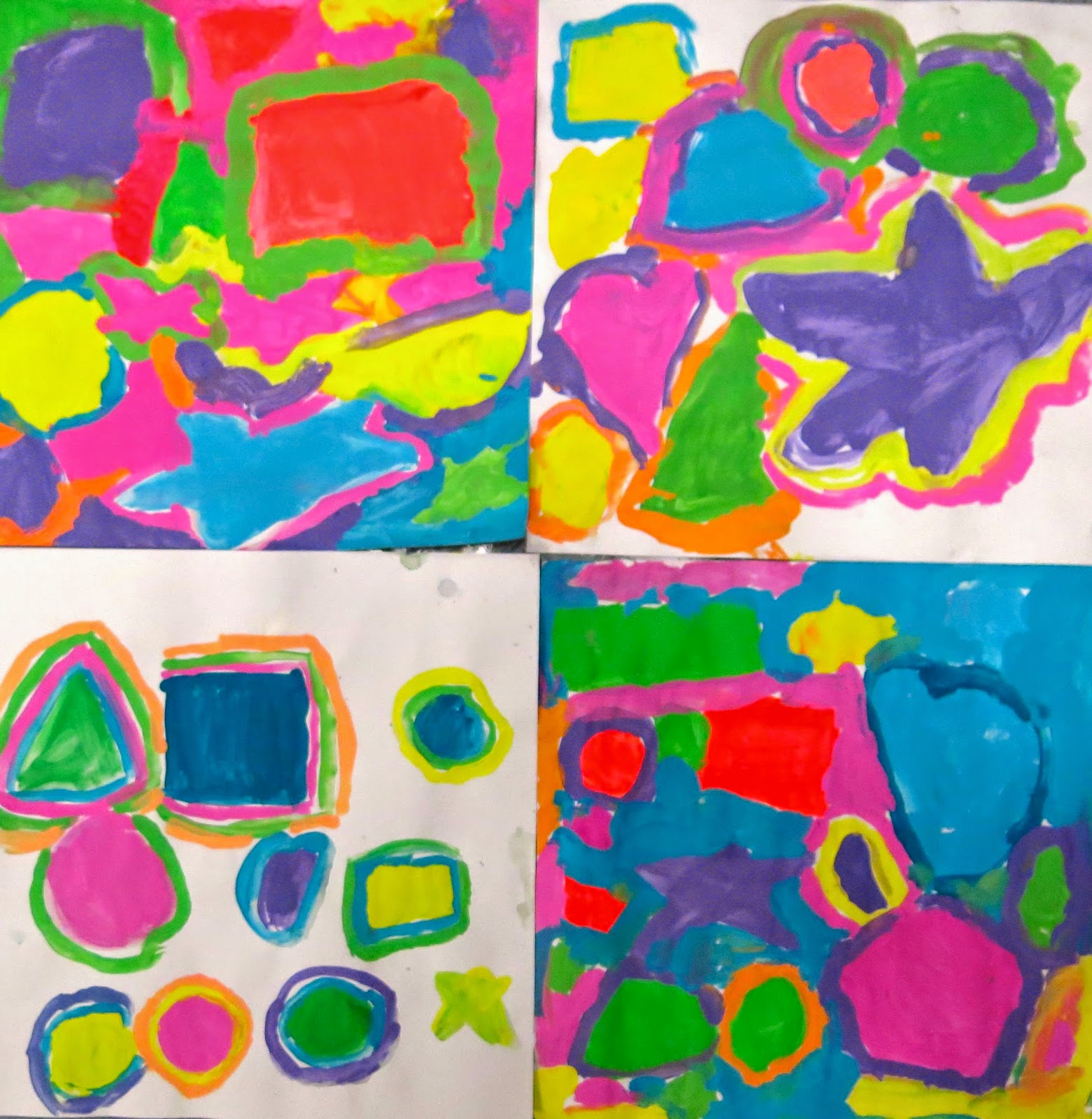 Cassie Stephens: In the Art Room: A Unit on Shape for Kindergarten, Part 1