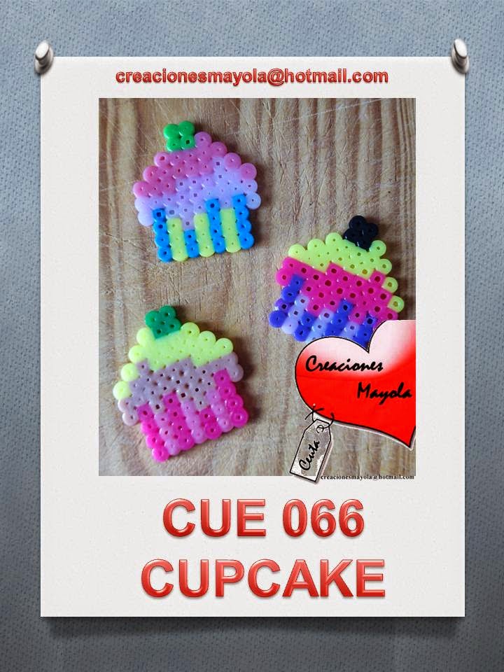 Creaciones Mayola: HAMA BEAD, CUPCAKE.