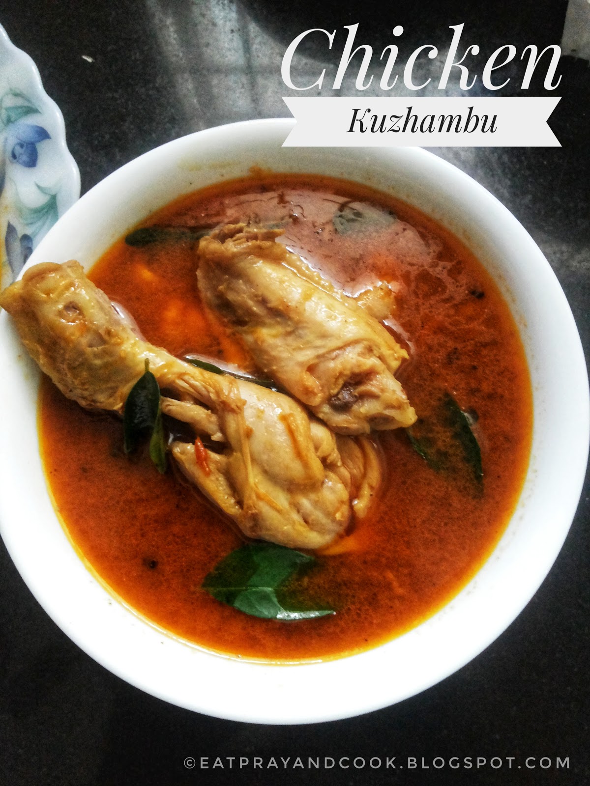 Eat Pray and Cook: Chicken Kuzhambu - with Idli - Weekend Special Breakfast