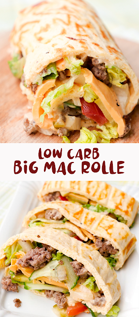 ASTONISHING LOW CARB BIG MAC ROLL - Little Owl Kitchen