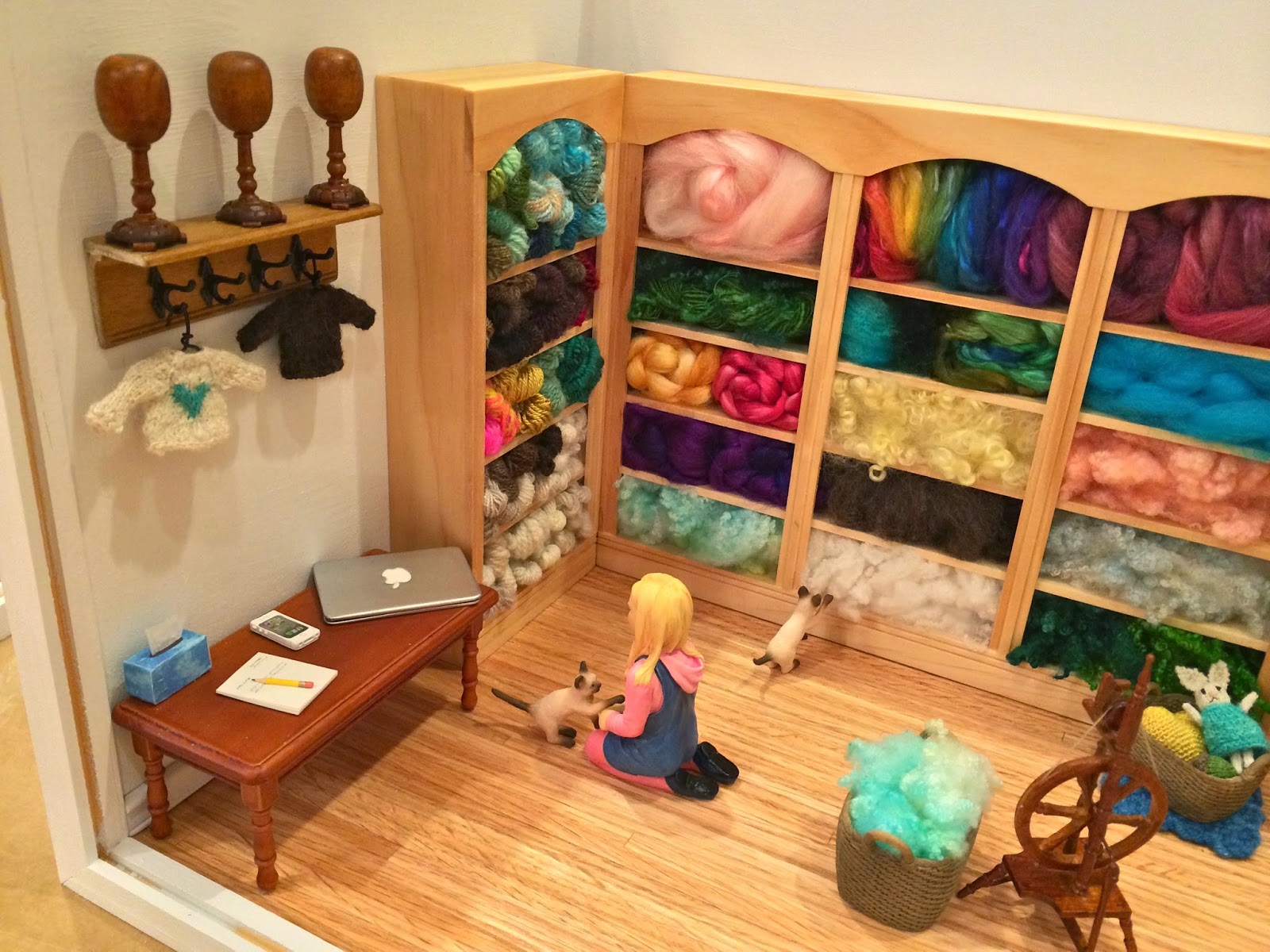 Stash Enhancement: Miniature Fiber Room - Maybe The Coolest Project I ...