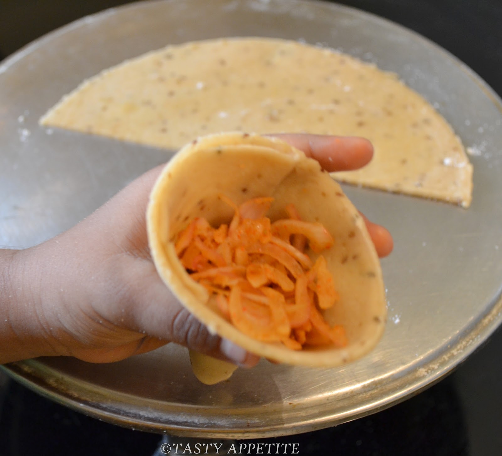 Samosa/Crispy Onion Samosa /Step By Step Recipe