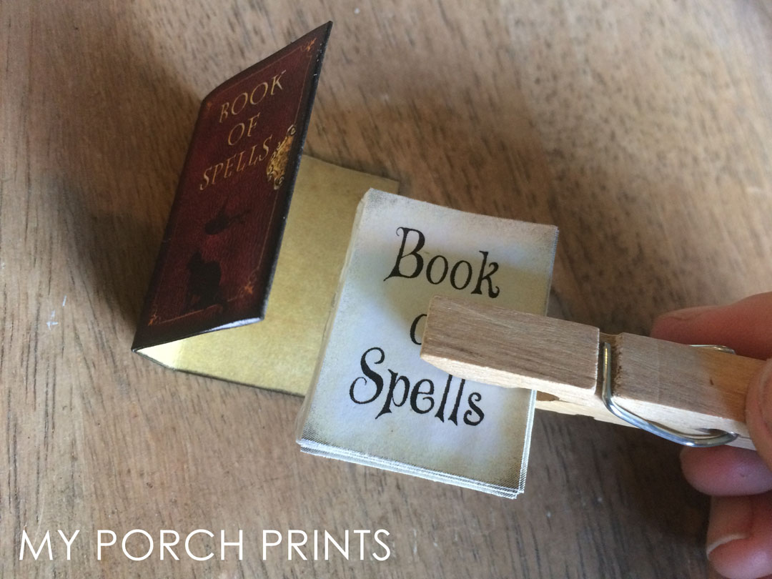 My Porch Prints: Halloween Mini Spell Books Tutorial
