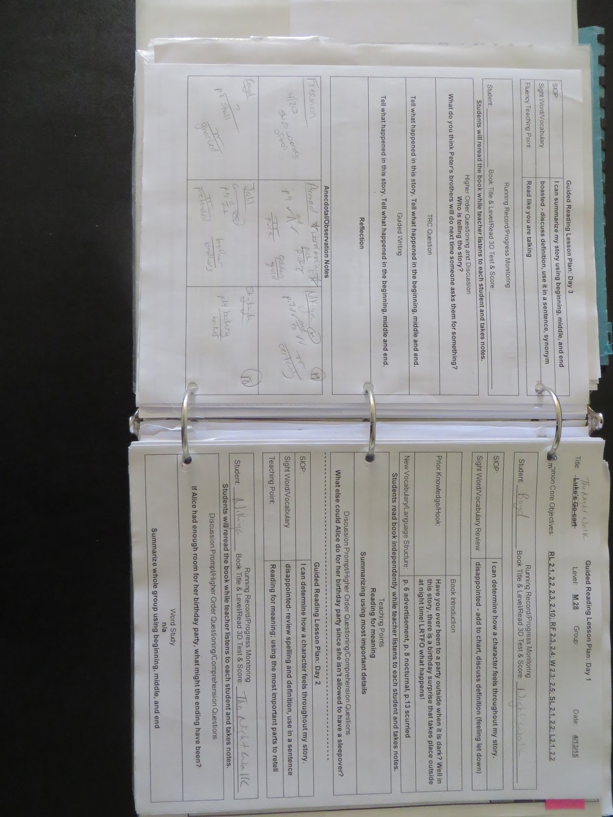 Mrs. Pirate Teacher: Guided Reading Notebook