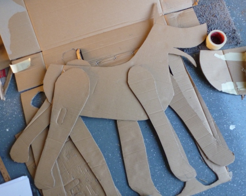 House InsideOut: Making A 3D Papier Mache Animal Sculpture: Part 1