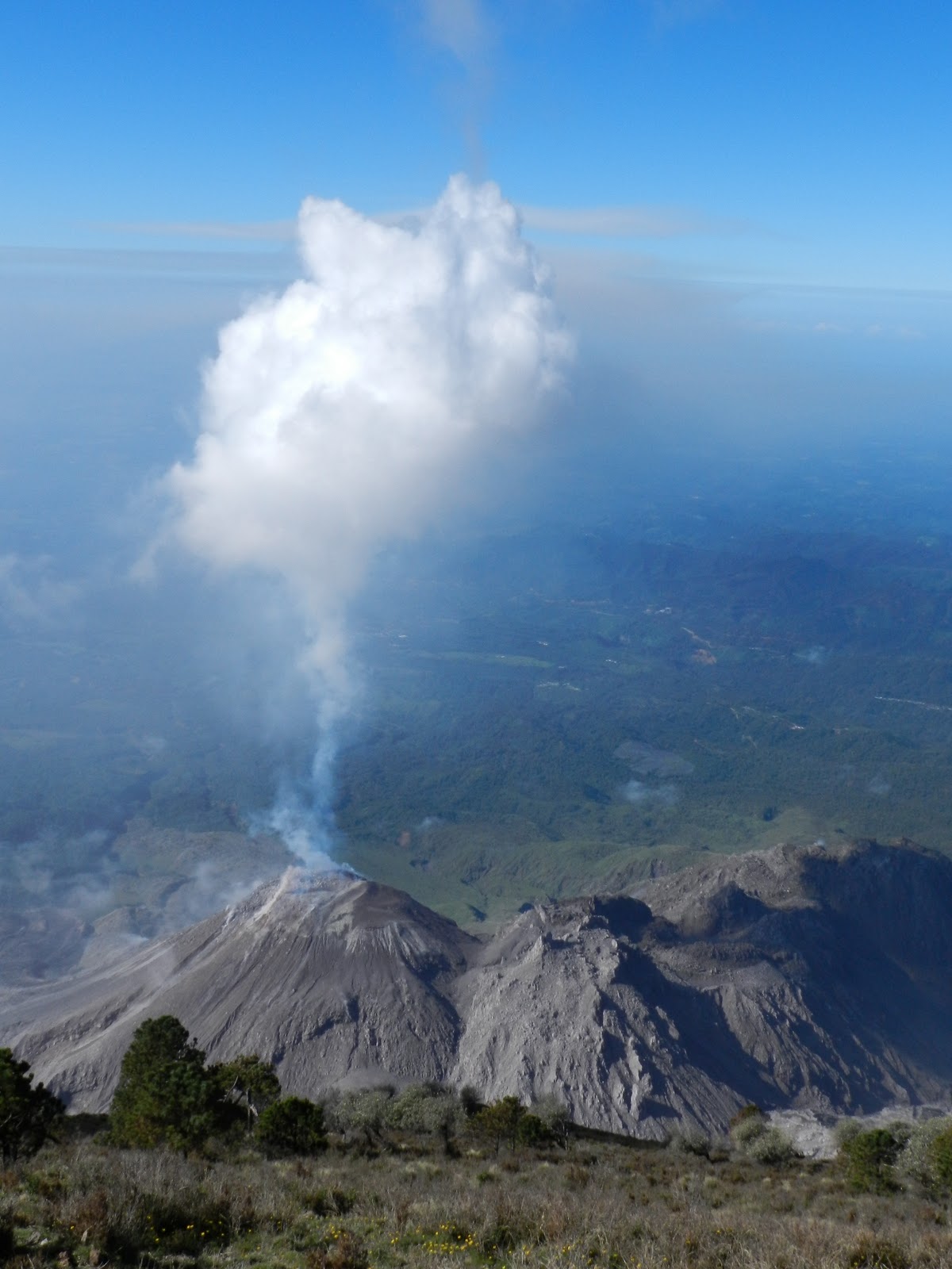 Partie découvrir...: Le volcan Santa María!