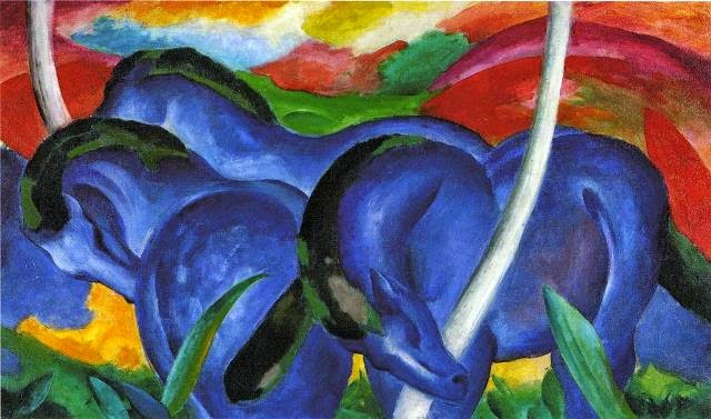 Arteeblog: Franz Marc, um mestre expressionista das cores e dos animais