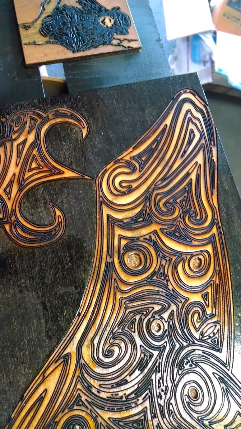 Matt Gardner's crazy projects: Highly detailed wood inlays