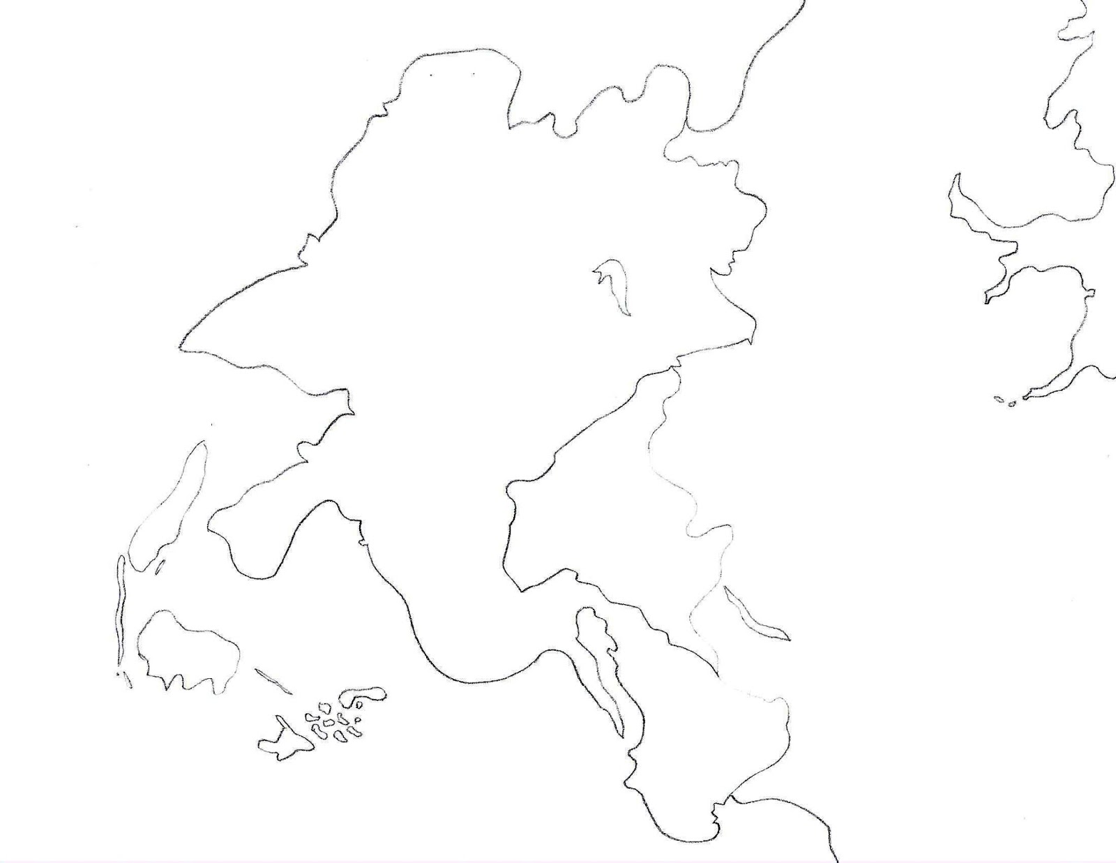 To Create a World: Part 1: The Map - Ink Blots and Coffee Stains