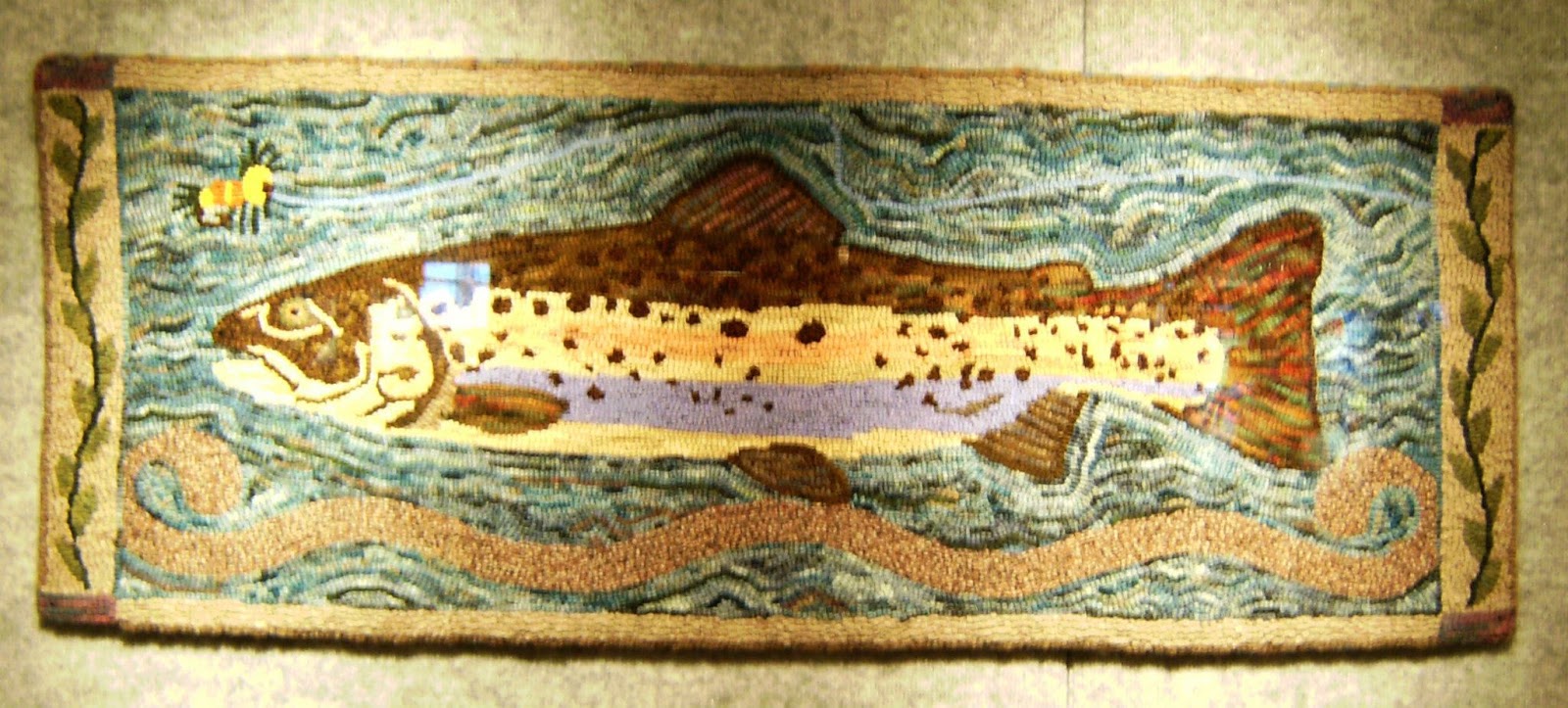 The Rookie Hooker: Rug Hooking Exhibit at the Airport