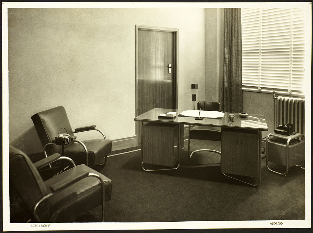 Bartley Archive: 1ZB Broadcasting House Durham St Auckland by Alva Bartley