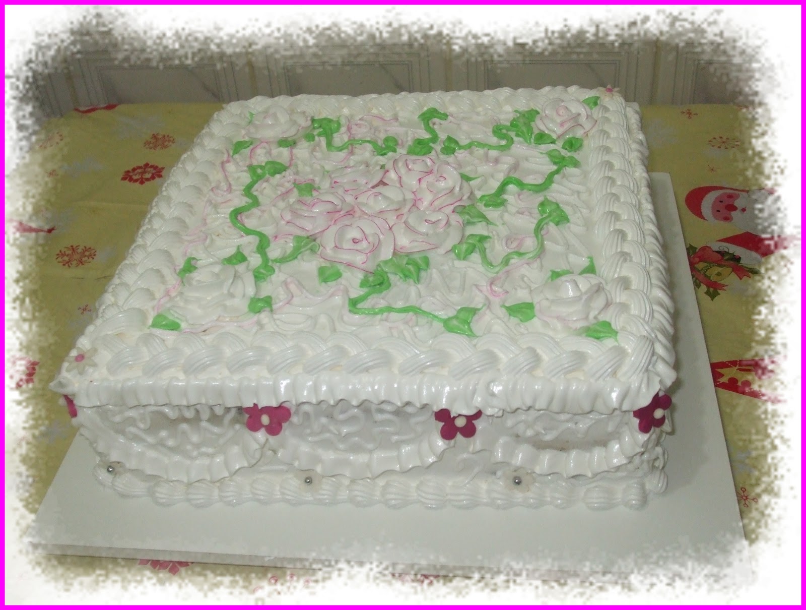 DOCE ARTE NA FESTA: Bolo Confeitado com Merengue Italiano