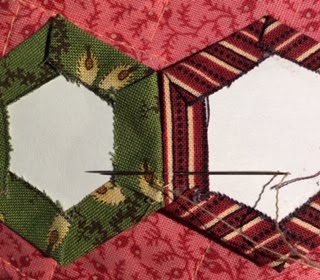 Loose Threads: Hexagon Sewing Tutorial