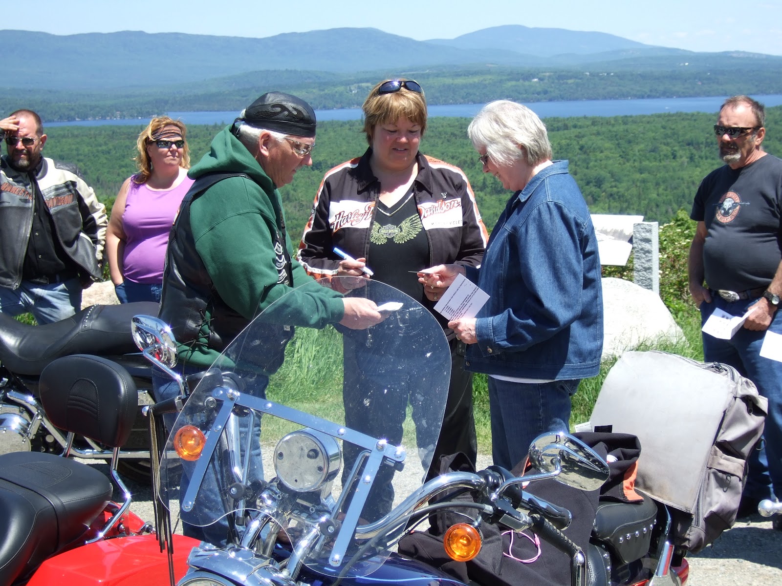 Ol'Buzzard's World View: Bike Run with United Bikers of Maine