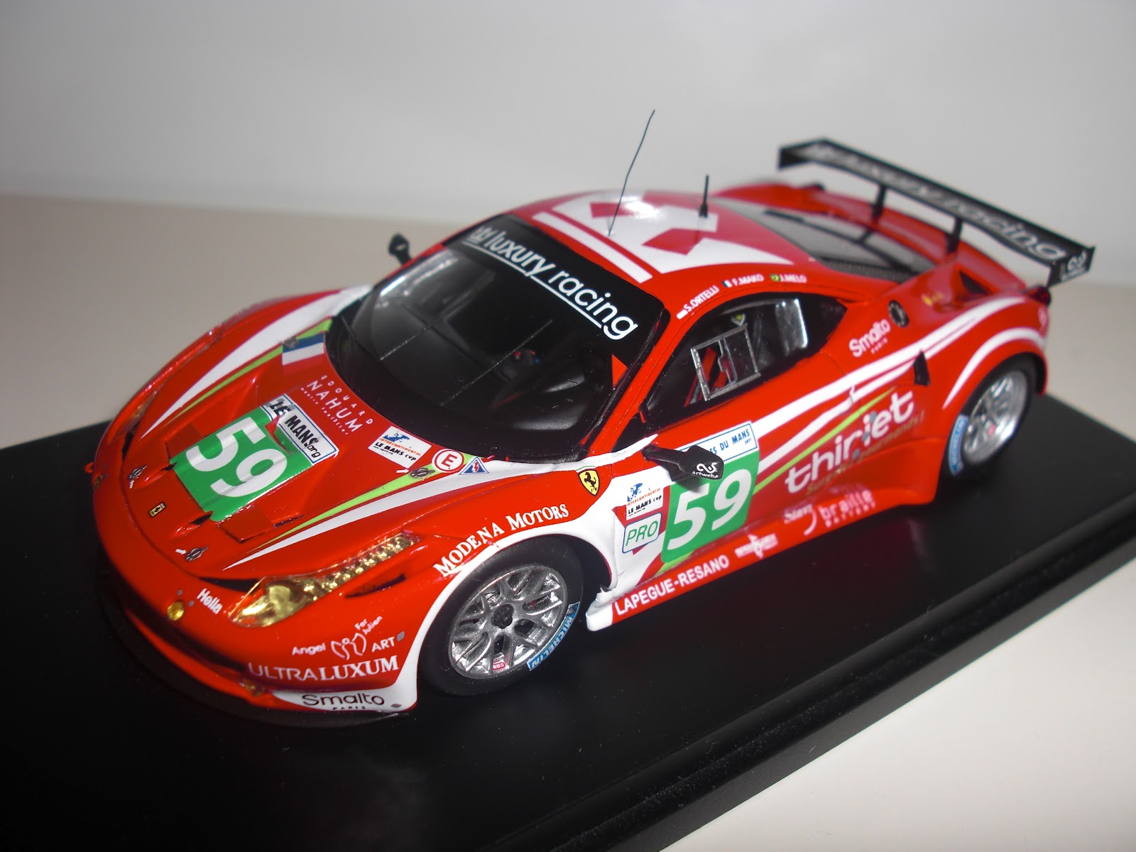 Conde Baracca: Ferrari 458 Italia GT2 24 Heures du Mans 2011 Luxury ...