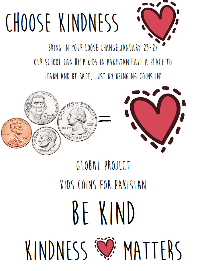 Creating with Kaiser: Kids Coins for Kindness Challenge is on!!