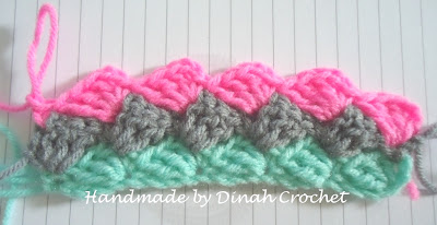 Dinah Crochet: Slanted shell stitch