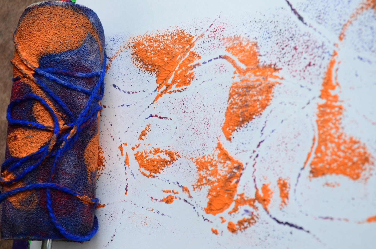 Practical Mom: Yarn Prints