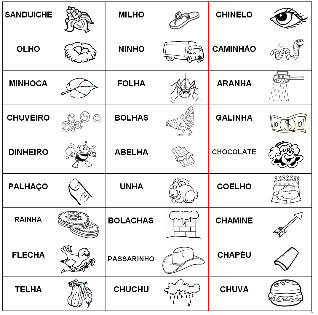 Palavras Com Lh E Ch - LIBRAIN