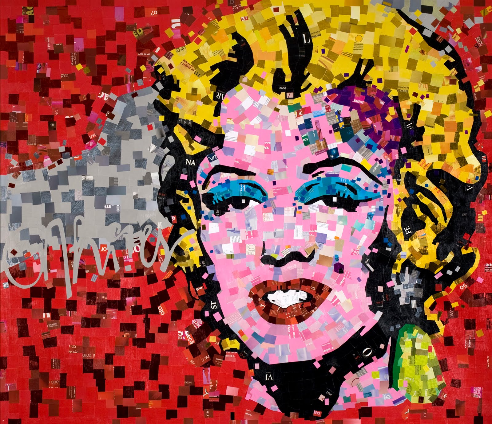 EU & VC FAZENDO ARTE: COLAGEM "DESCOLADA"