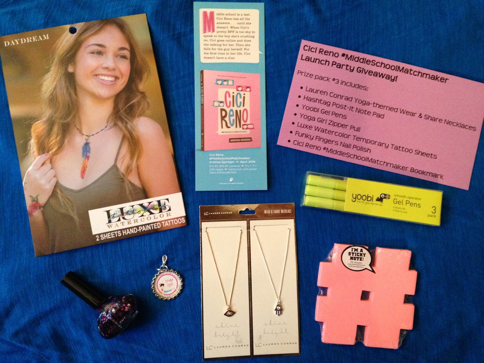 Kristina Springer: Cici Reno #MiddleSchoolMatchmaker Online Launch Party!!