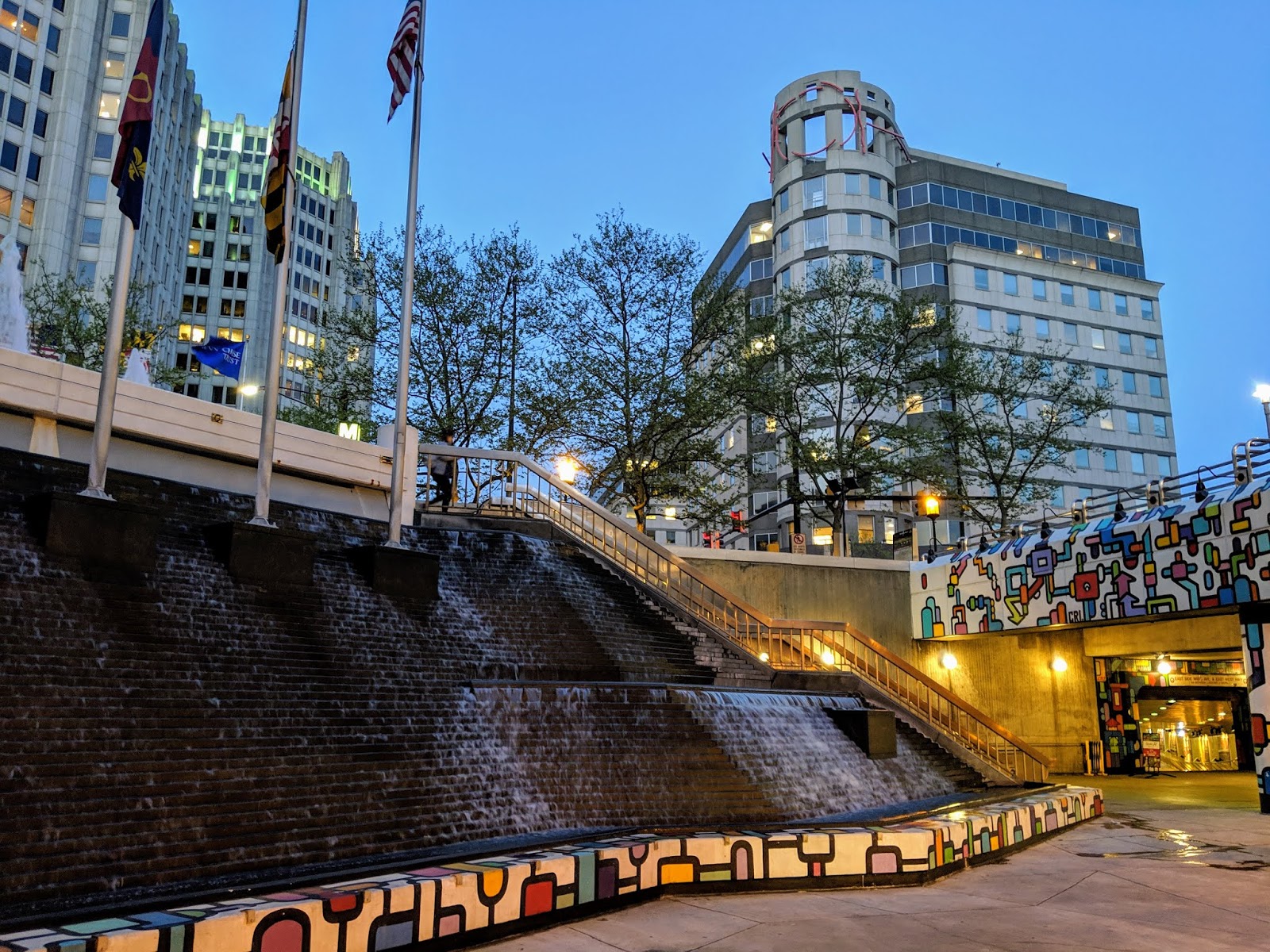 Robert Dyer @ Bethesda Row: Bethesda Metro Center fountains activated ...