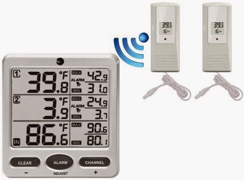 freezer alarm: wireless freezer alarm