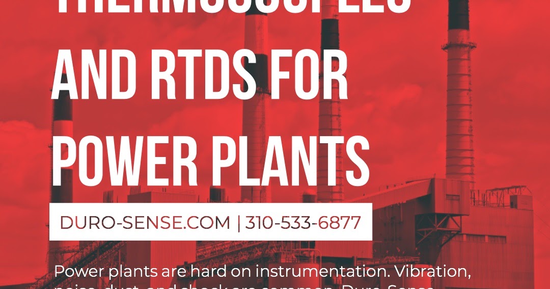 Power Plant Temperature Sensors | Duro-Sense Industrial Temperature ...