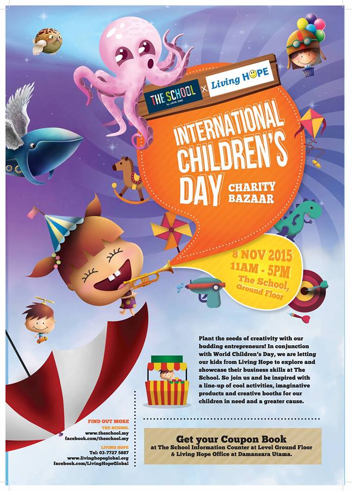 CHASING FOOD DREAMS: Children’s Day Charity Bazaar by Living Hope @ The ...