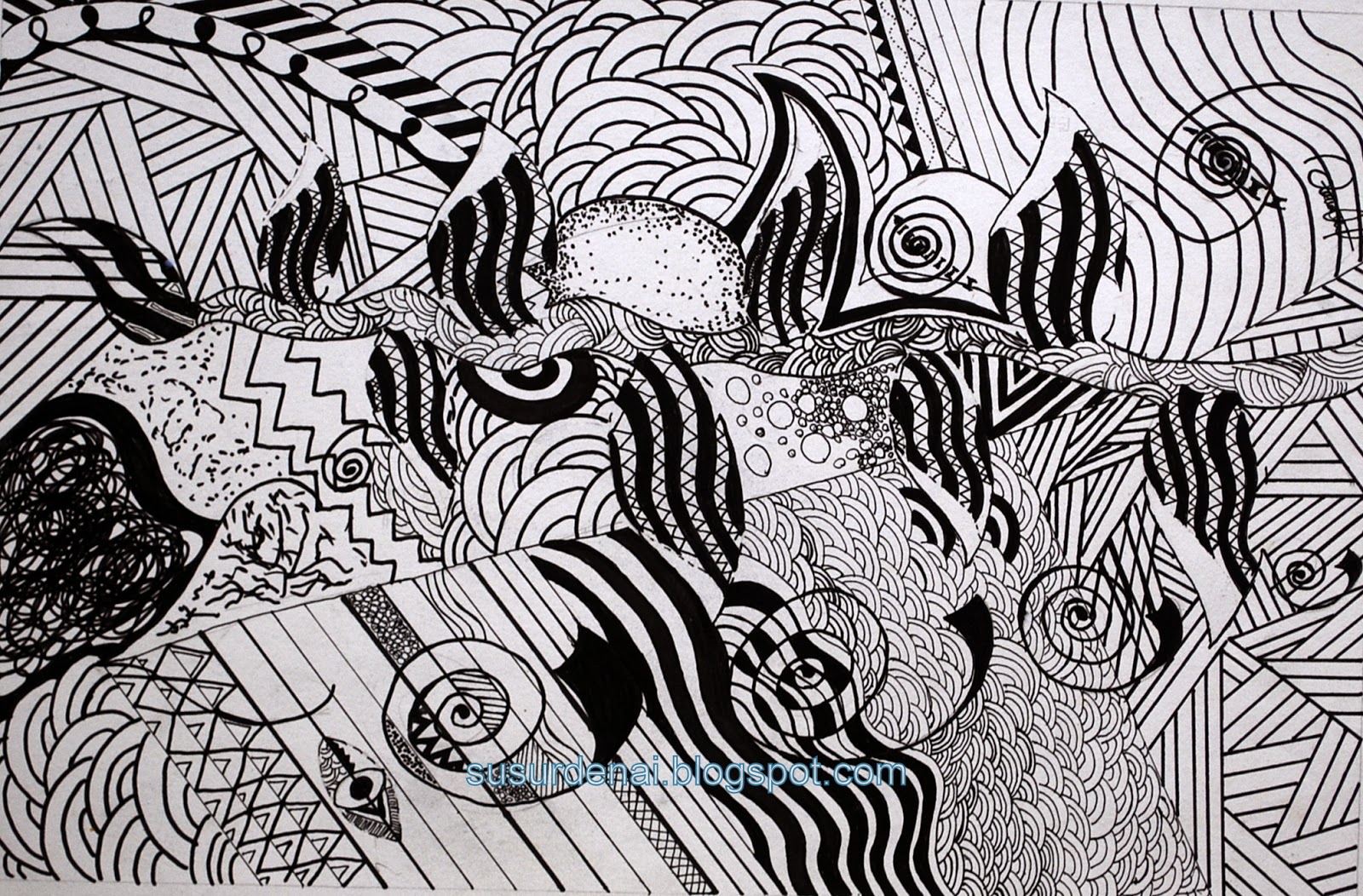 SusurDenai: APLIKASI GARISAN DALAM KARYA VISUAL