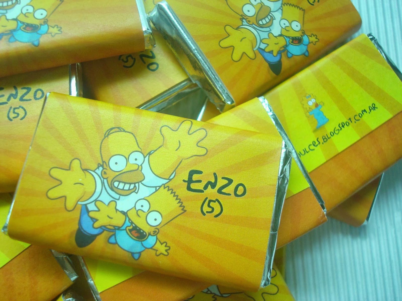 Tienda de Dulces: Chocolatines Simpson´s
