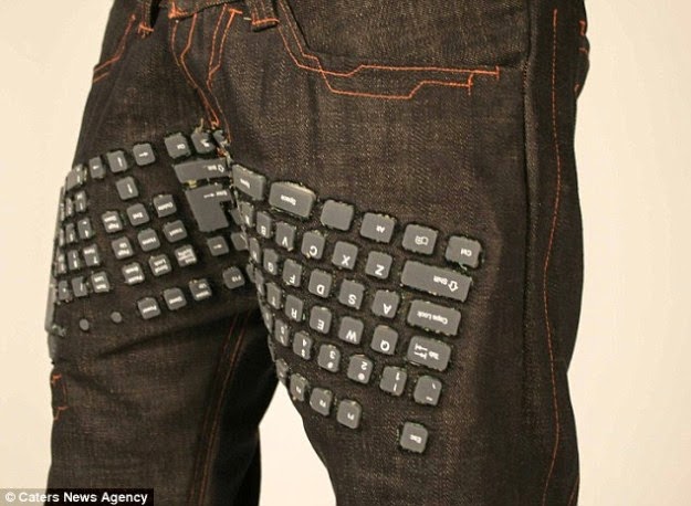 JALWAH: "Beauty and the geek" keyboard pants - would you wear them?