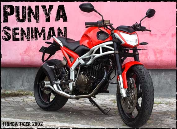 Modifikasi Honda Tiger 2002 Muscle Merah | Modifikasi Honda | CB150R ...