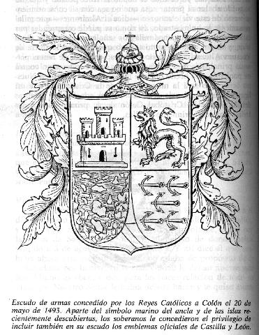 Heráldica en la Argentina: Escudo de Cristóbal Colón