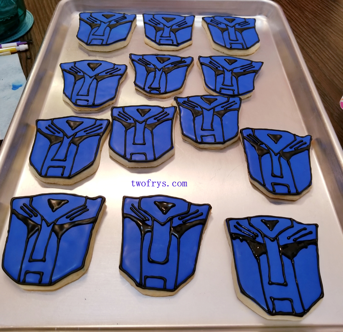 Two Frys: Transformer Cookies