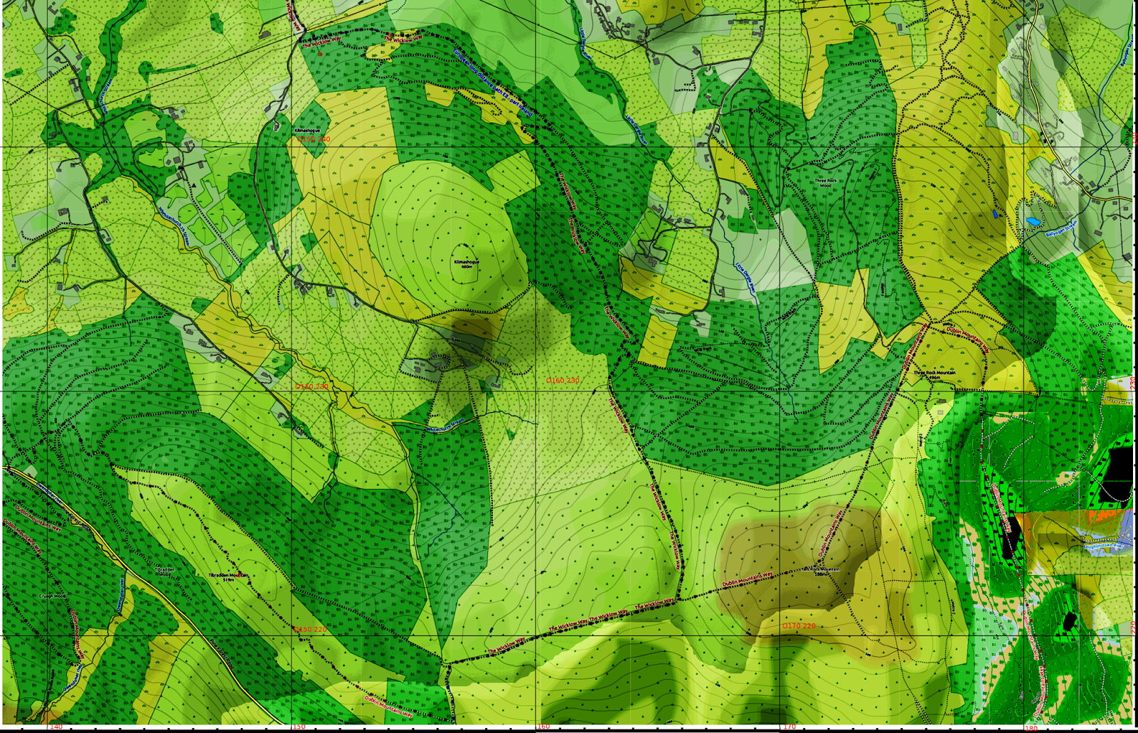 we like it when it is windy: Larch Hill - Kilmashogue - Three Rock ...