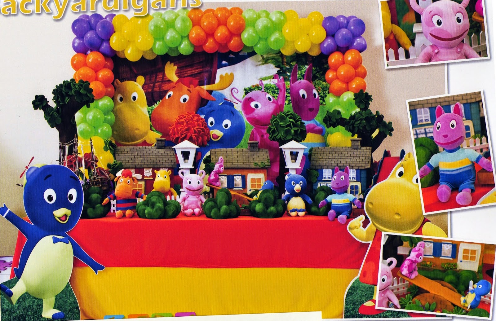 DONA BARATINHA EVENTOS: Backyardigans Tradicional