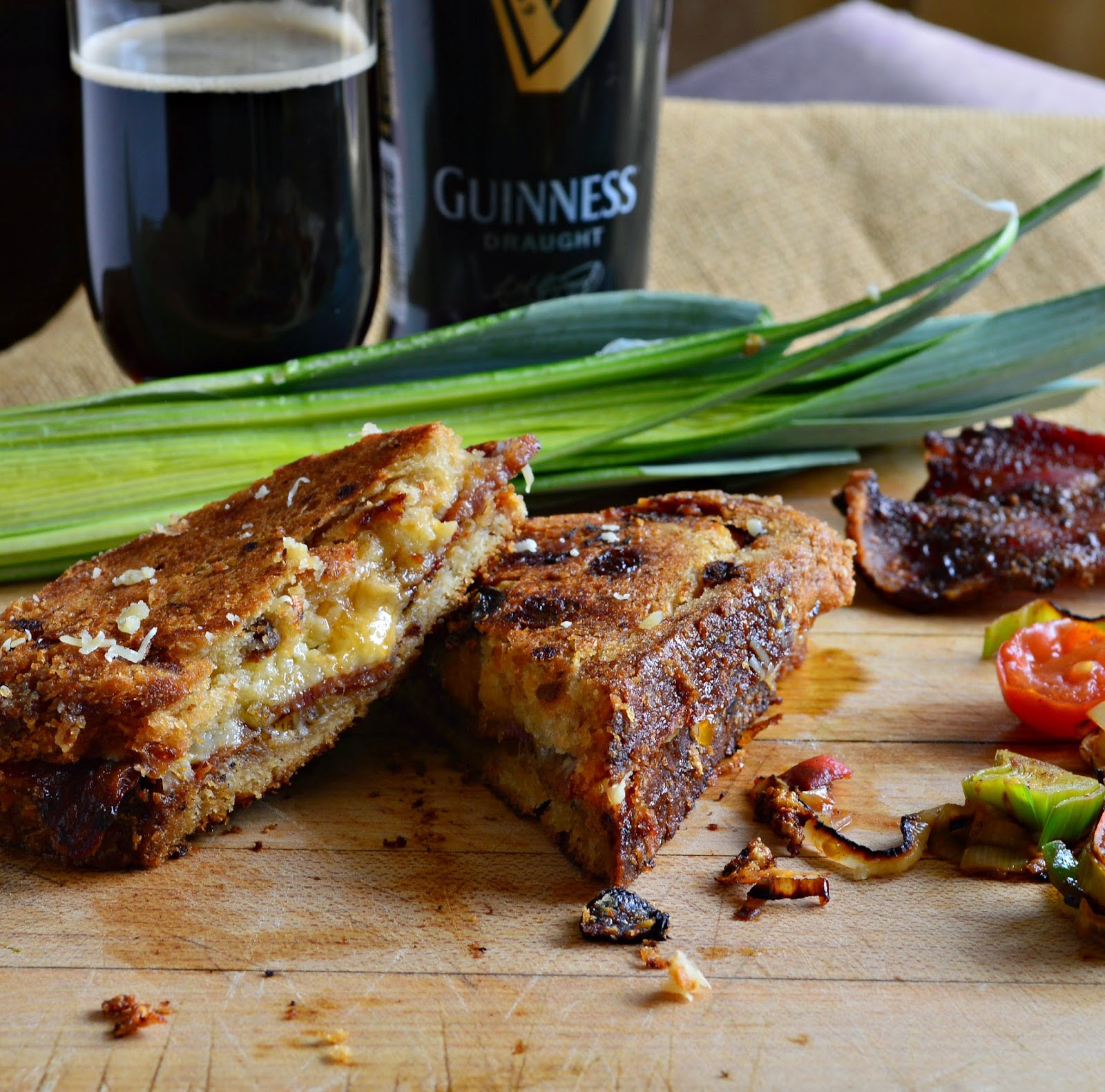Irish Grilled Cheese Sandwich with Guinness - This Is How I Cook