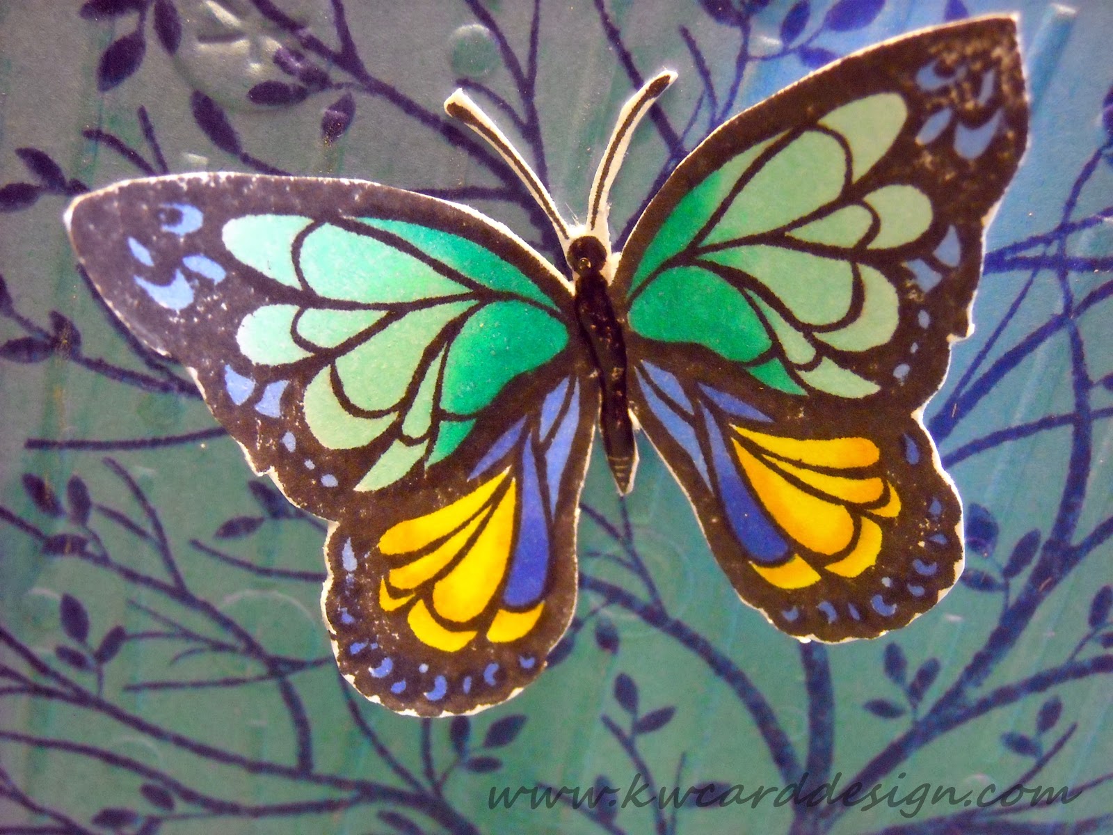 KWCardDesign : I'm so sorry butterfly Card