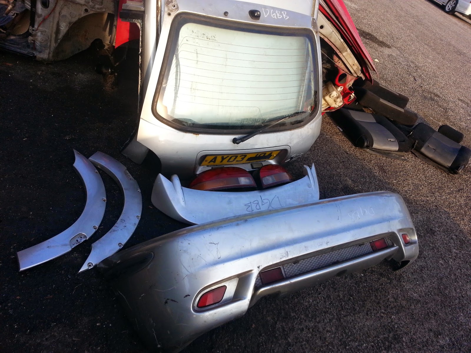 Dingz Garage: Satria Gti parts