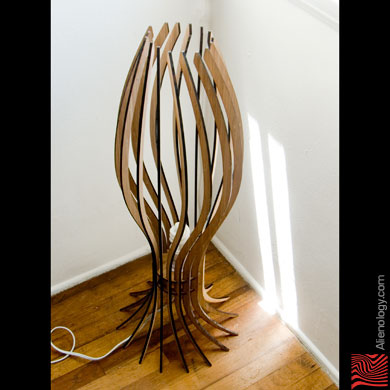 Metal Musings: Laser Cut Tab and Slot Lamp