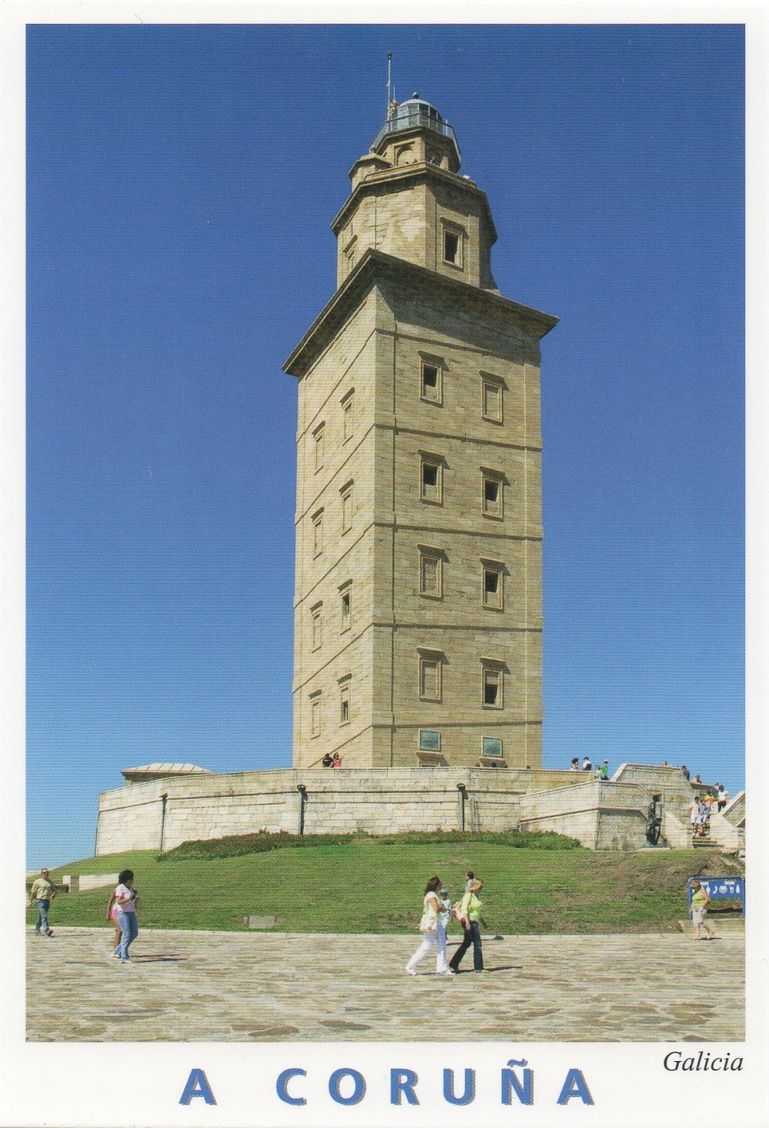 UNESCO postcards collection by dannyozzy: Tower of Hercules