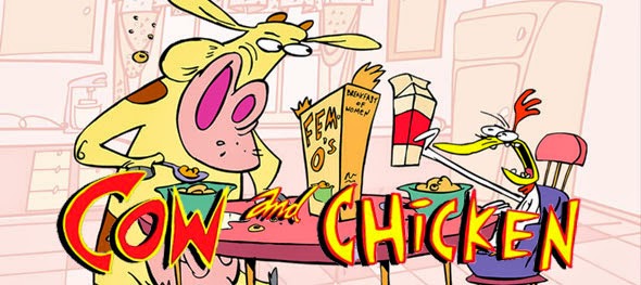 A Vaca e o Frango - Cia dos Gifs