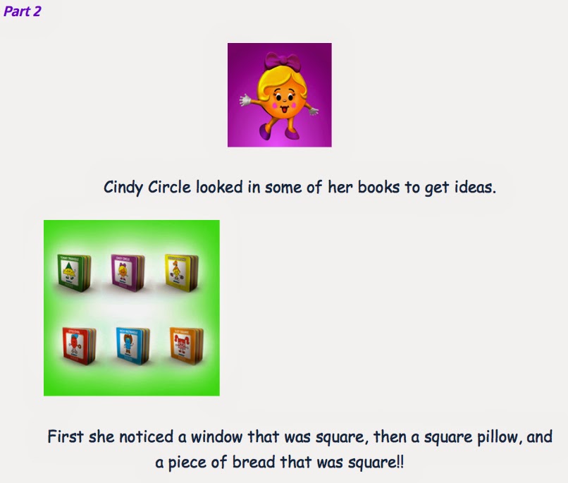 Shapeltown: Part 2 in the story of “Cindy Circle Surprises Suzy Square!”