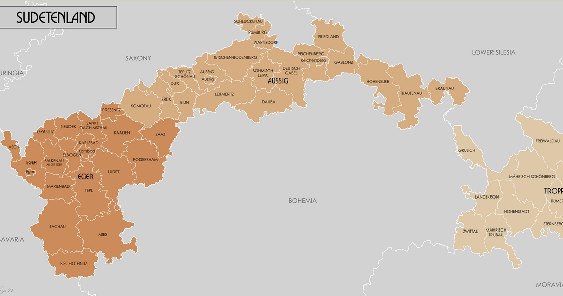 Where is the Sudetenland located? | WW2 History