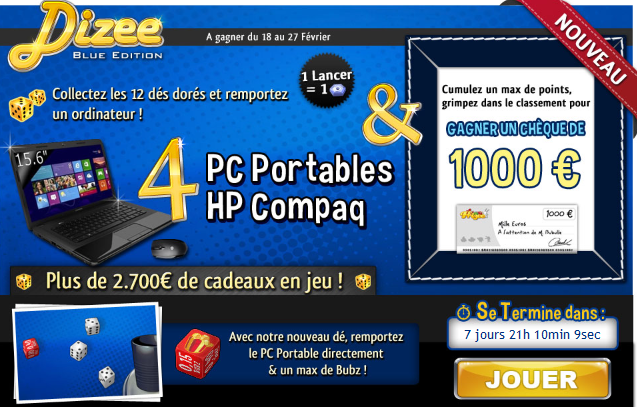 Prizee : tous les jeux !: Dizee : jouez au nouveau jeu flash de Prizee ...
